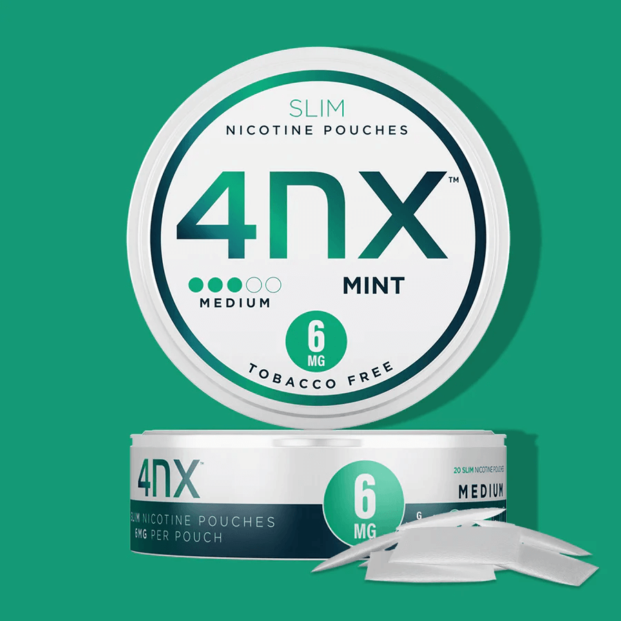 4nx Mint Slim Nicotine Pouches - Vape Monkey Abu DhabiDubai's Best