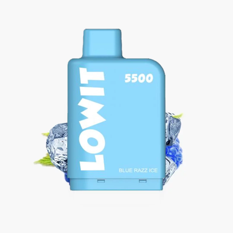 ELF BAR LOWIT 5500 Pods Blue Raspberry - Vape Monkey Abu Dhabi