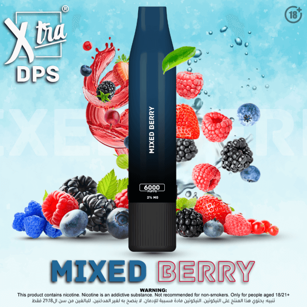 Mixed Berries DPS Kit 6000 by XTRA - Vape Monkey Abu Dhabi