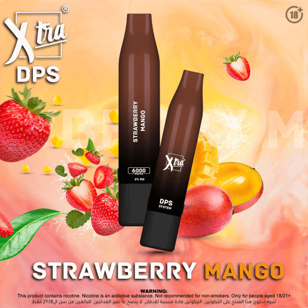 Strawberry Mango DPS Kit 6000 by XTRA - Vape Monkey Abu Dhabi