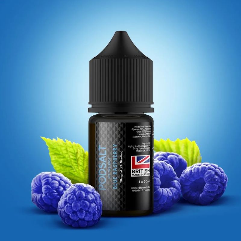 Blue Raspberry by Pod Salt - Vape Monkey Abu Dhabi UAE's Best